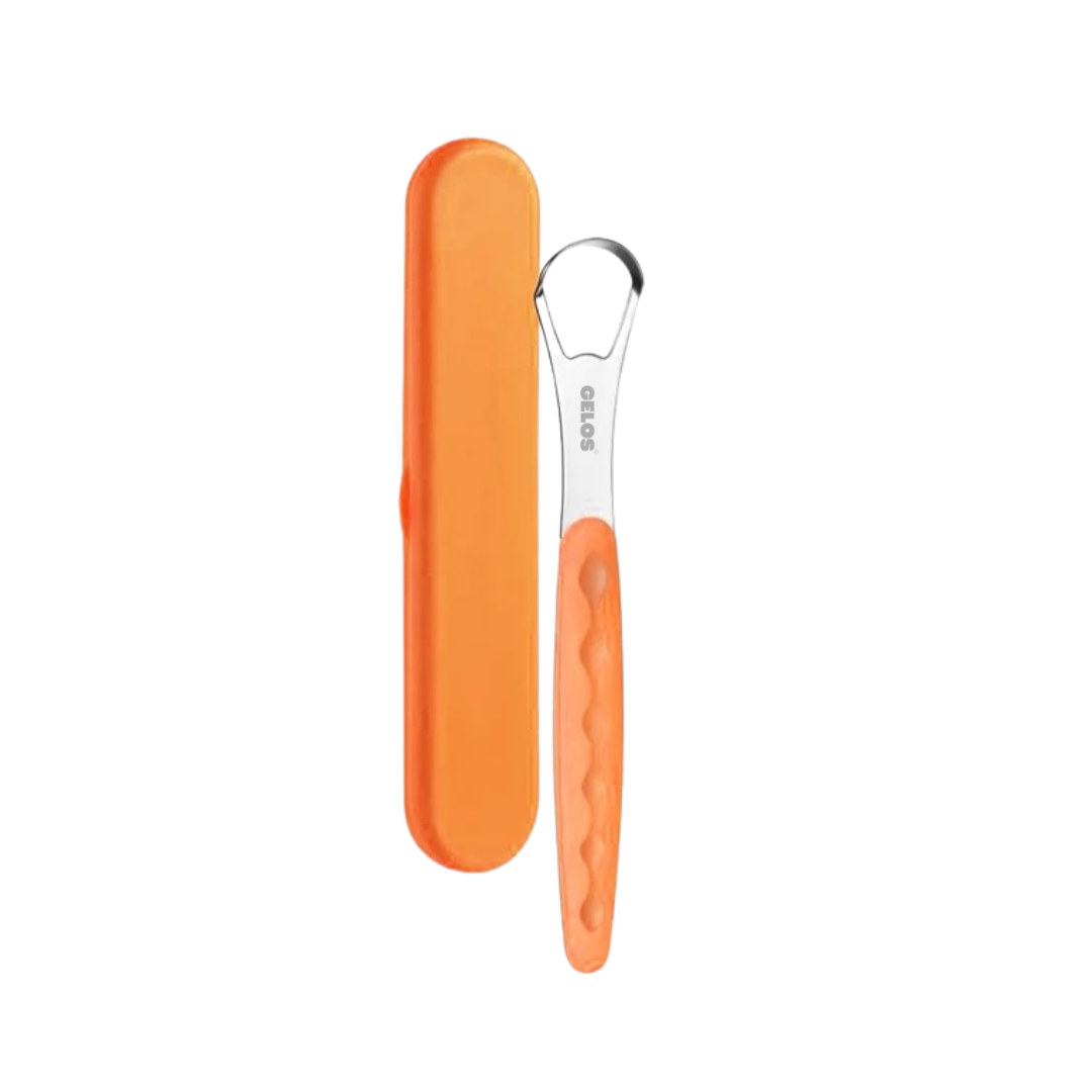 Tongue Scraper With Plastic Handle – GELOS